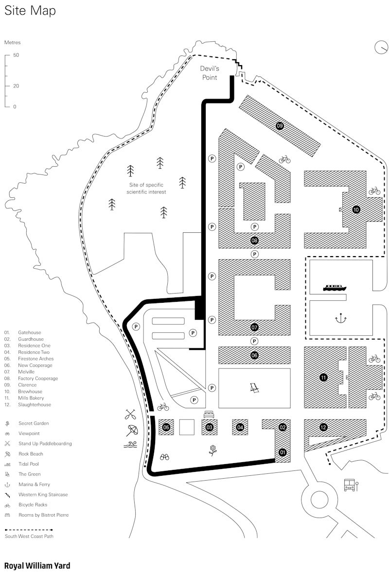 Royal William Yard | Site Map